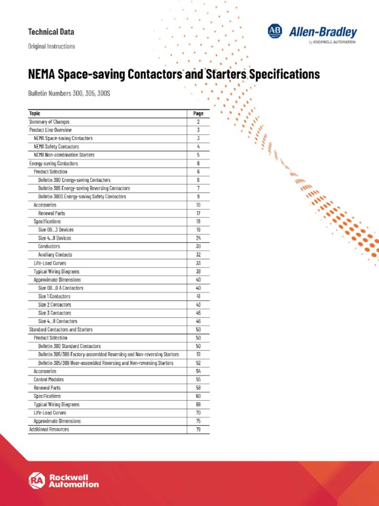 Nema Contactors and Starters | PDF