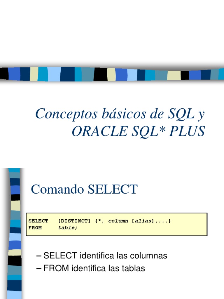 Comandos SQL | PDF | SQL | Software de gestión de datos Comandos SQL | PDF | SQL | Software de gestión de datos
