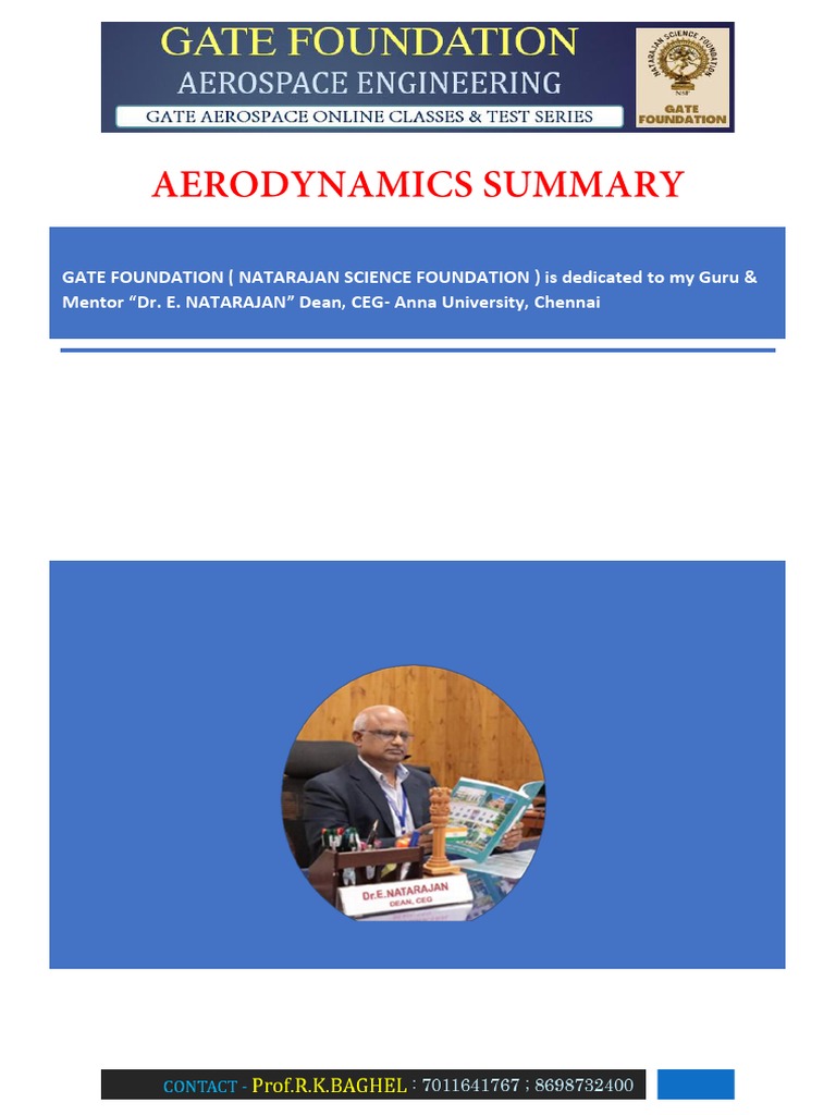 Aerodynamics Concepts and Equations | PDF | Airfoil | Aerospace Engineering