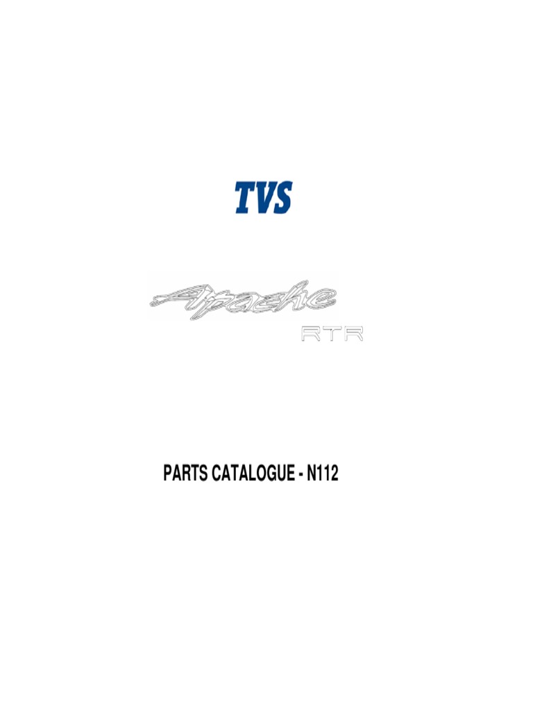 APACHE RTR 200 BS4 Parts Catalogue | PDF | Clutch | Carburetor