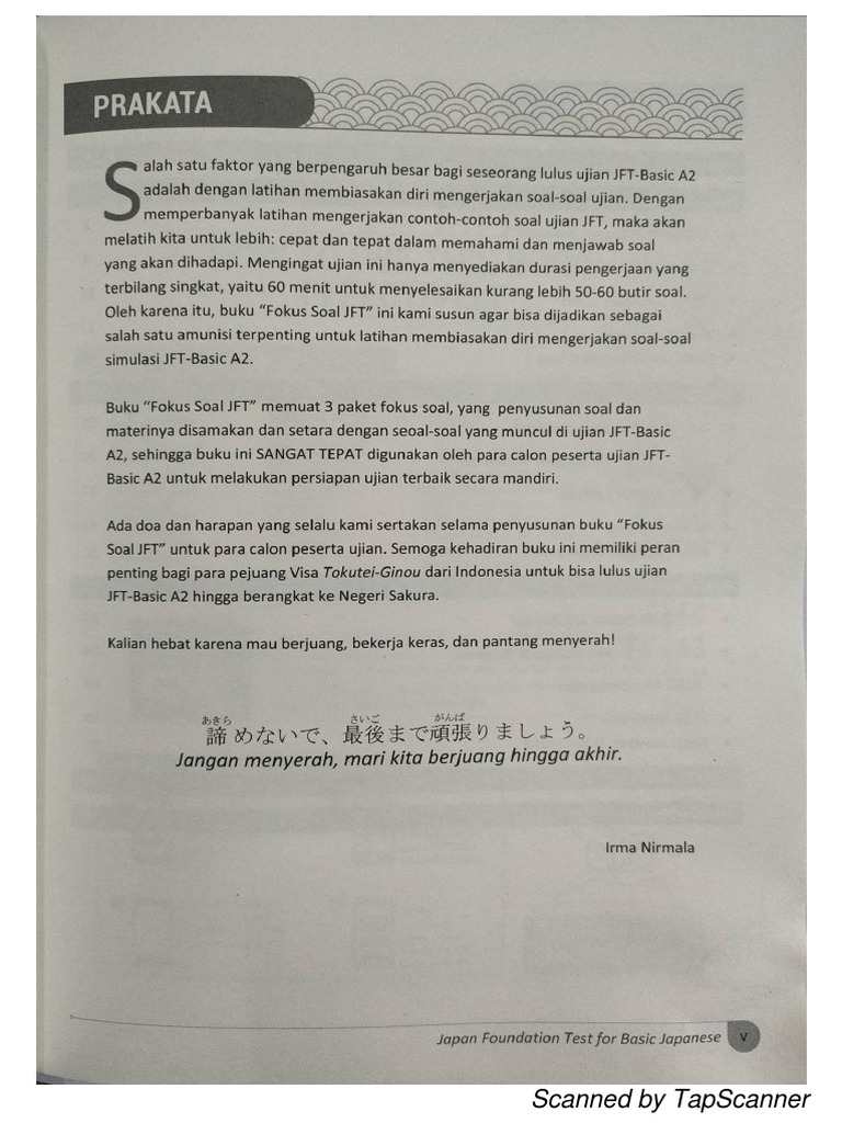 JFT Basic Bagian 2 | PDF