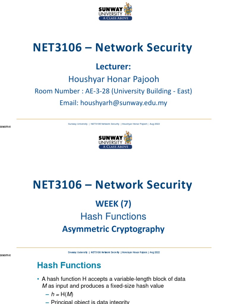 Lecture 7 - Week 7 | Download Free PDF | Computing | Telecommunications