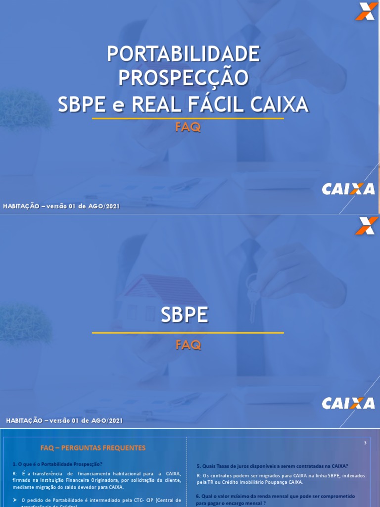 Cartilha Portabilidade Sbpe | PDF | Crédito | Finanças e Administração ...