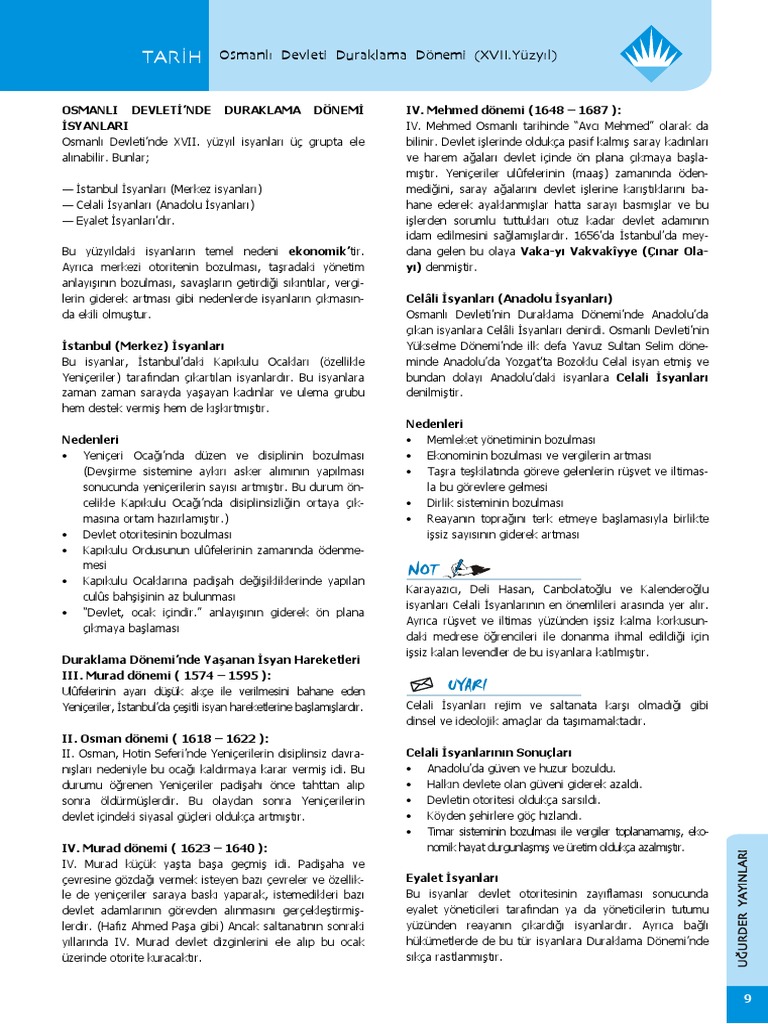 Duraklama Ders Notlari 2 | PDF