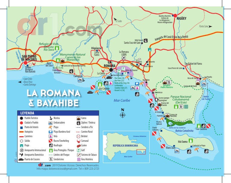 Mapa Turístico de Bayahibe y La Romana | PDF