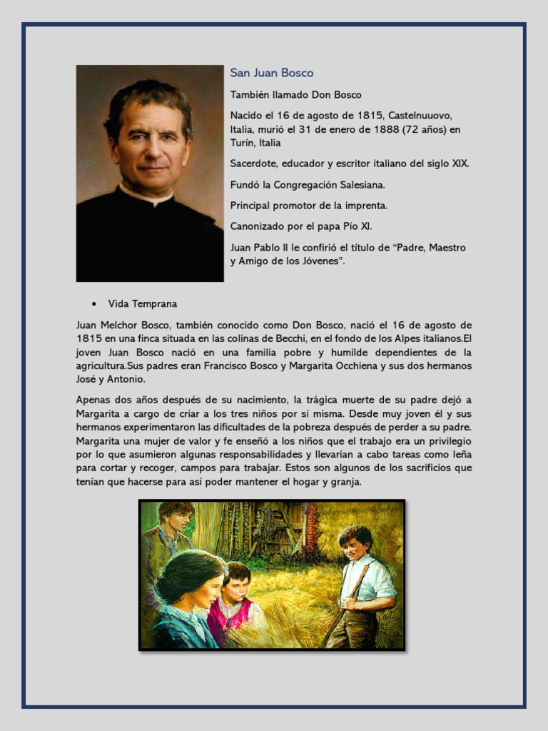 San Juan Bosco | PDF