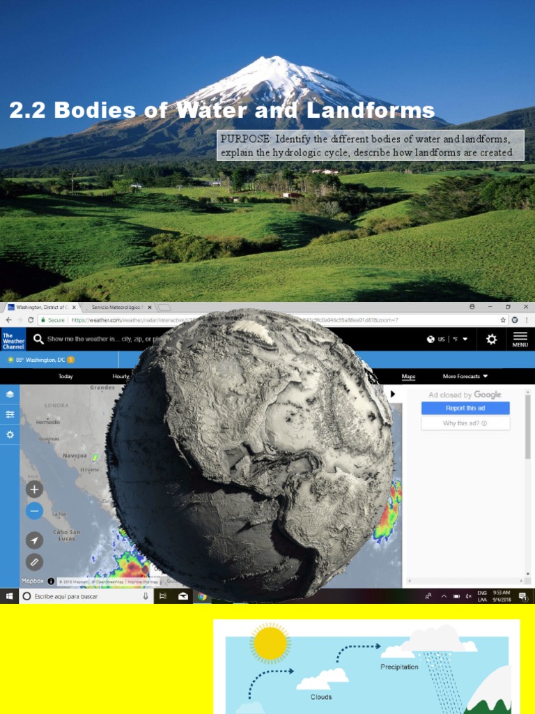 2.2 Bodies of Water and Landforms | PDF