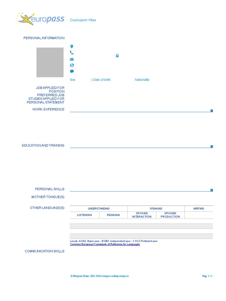 CV Europass | PDF
