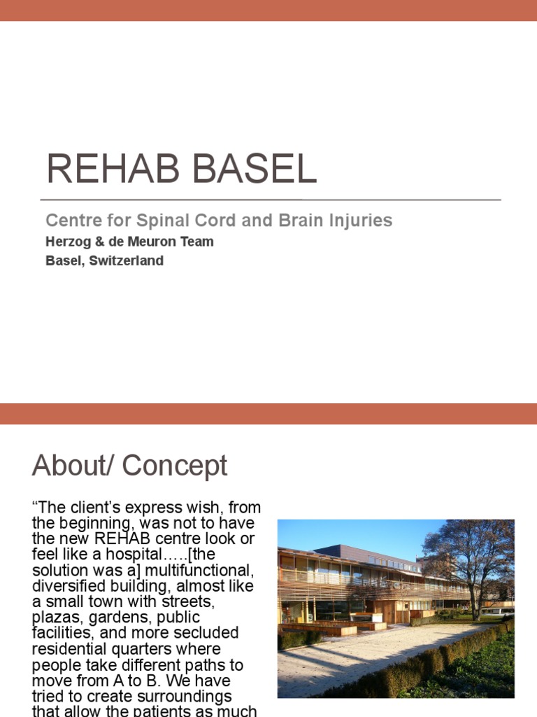 A Community of Care: Herzog & de Meuron's REHAB Basel Creates a ...