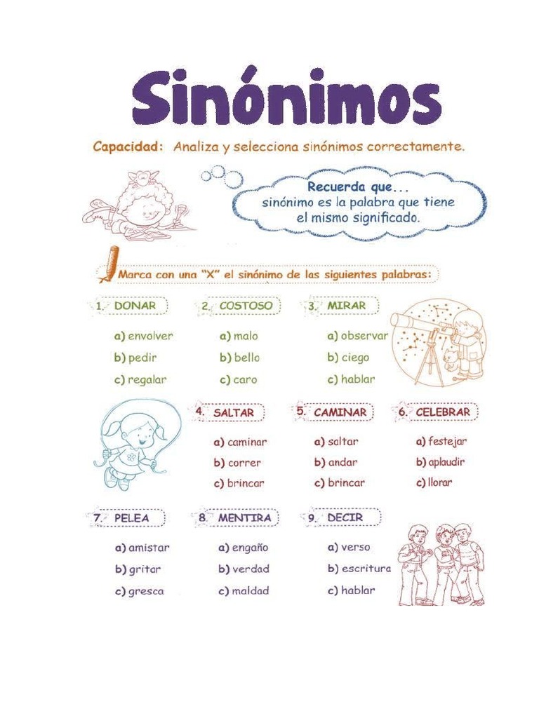 SINONIMOS | PDF