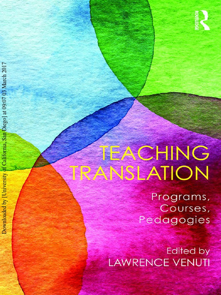Teaching Translation 2016 1 Pdf Translations Books
