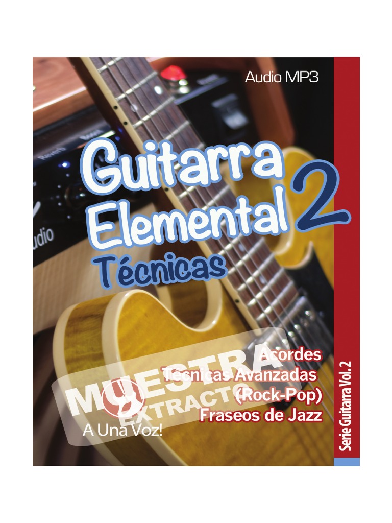 Muestra Guitarra Elemental 2 Serie Guitarra Vol2 E Book | PDF | Acorde (Música) | Escala (música)