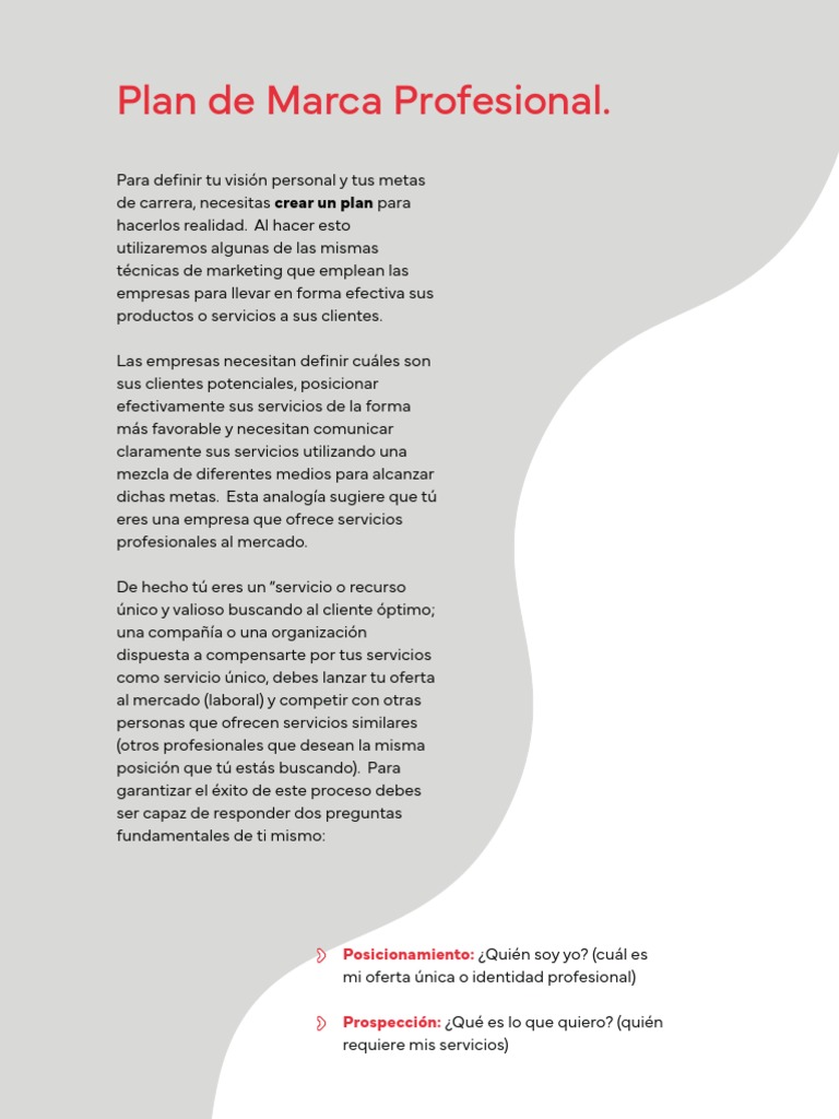 Plan de Marca Profesional | PDF | Marca | Business