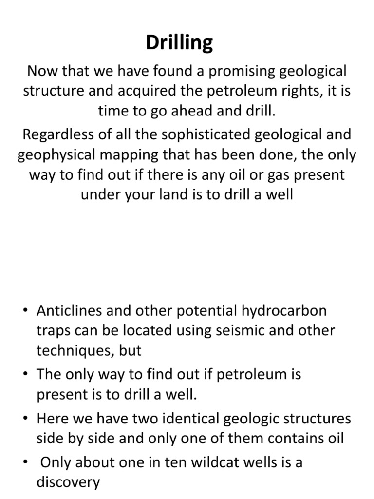 Drilling | PDF | Blowout (Well Drilling) | Casing (Borehole)
