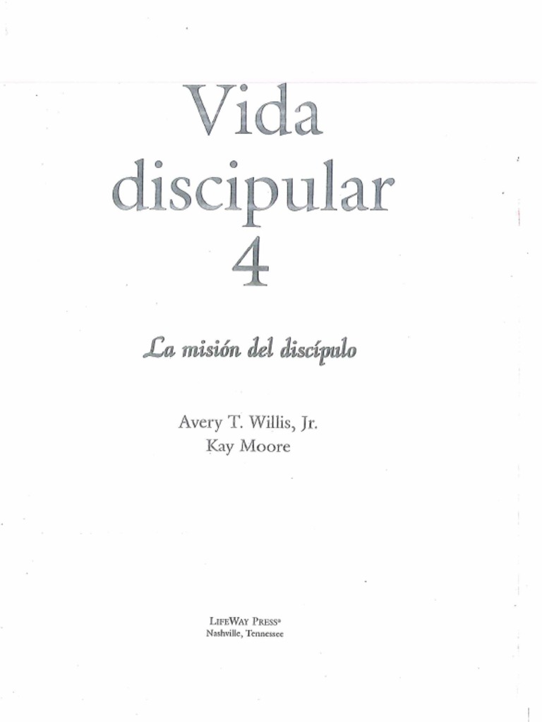 Vida Discipular # 4 | PDF