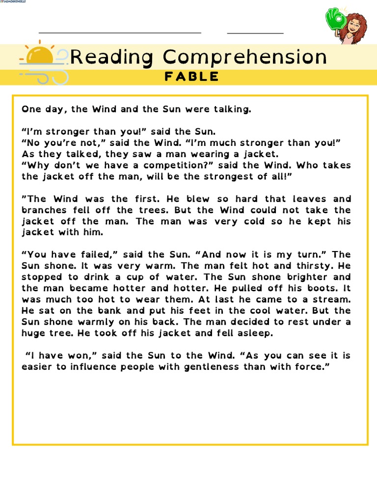 Fable Story | PDF