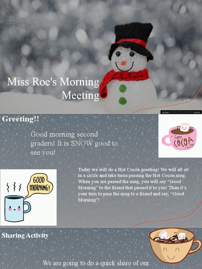 Morning Meeting | PDF