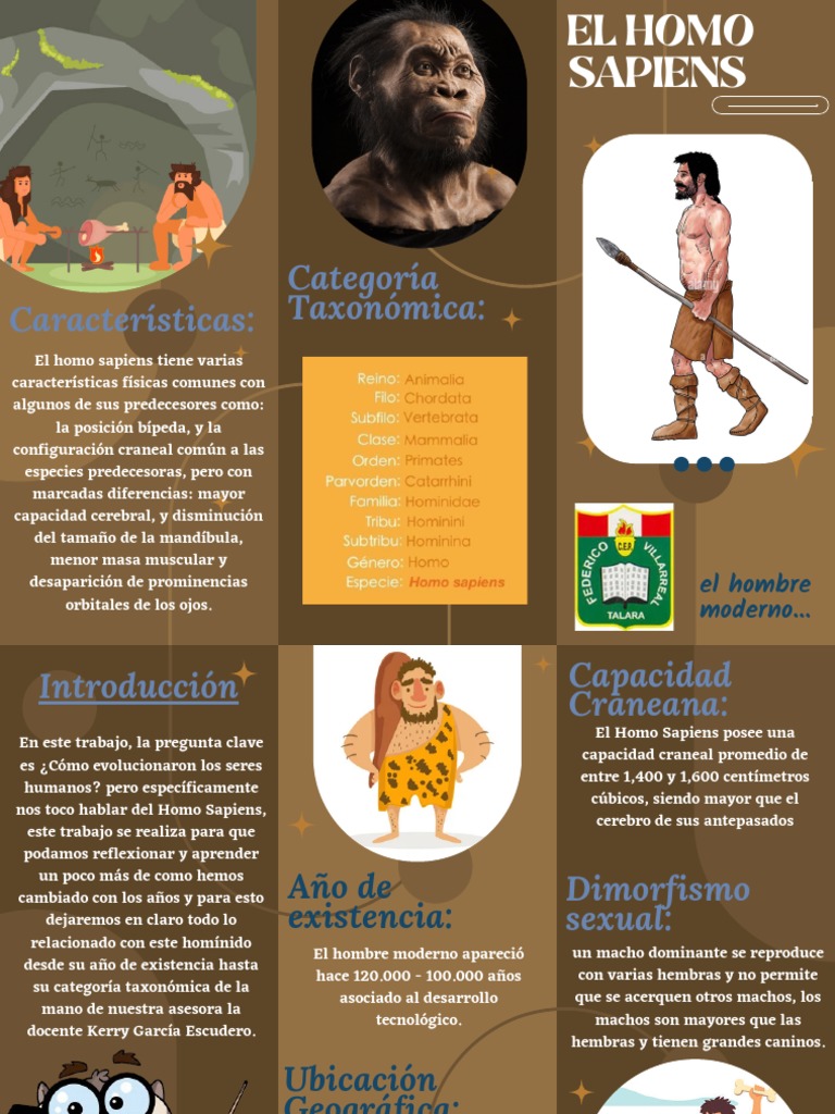 Características del Homo Sapiens | PDF | Homo | pleistoceno