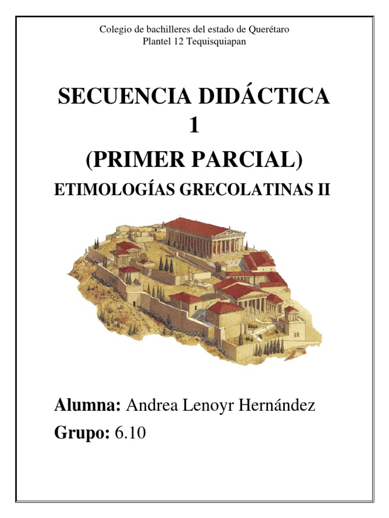 Primera Secuencia Didáctica (Primer Parcial) | PDF | Antigua Grecia | Nervio
