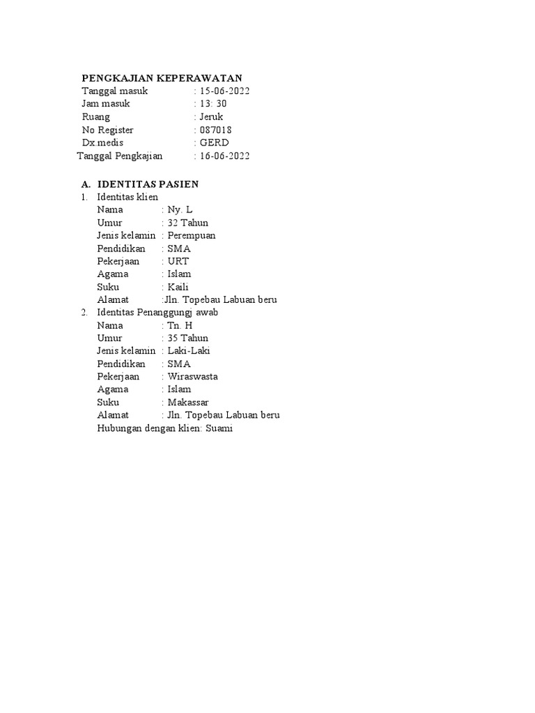 Askep Gerd Terbaru | PDF | Sains & Matematika