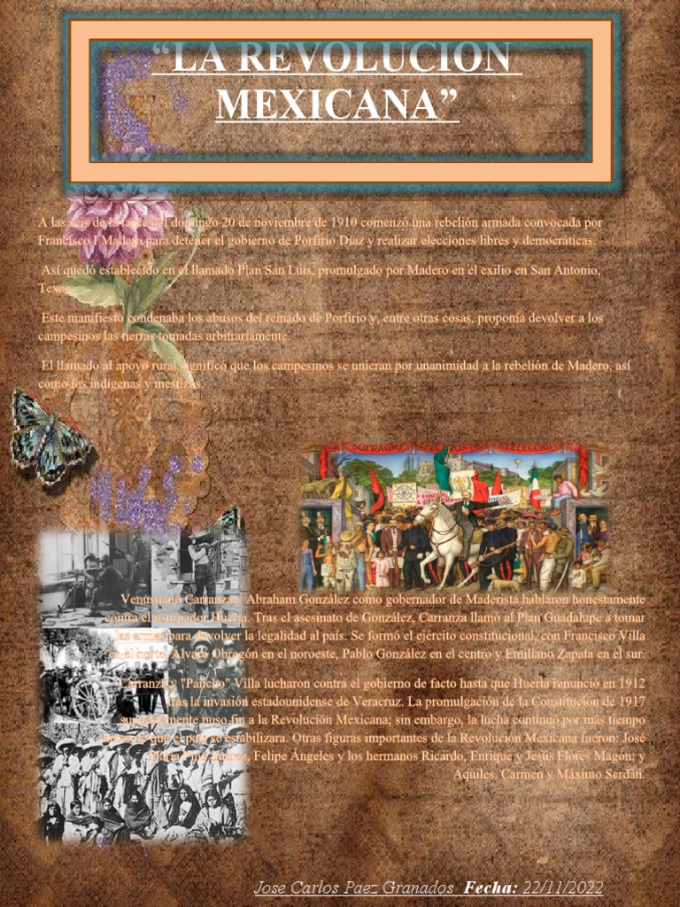 Infografía #10 (Revolución Mexicana) | PDF