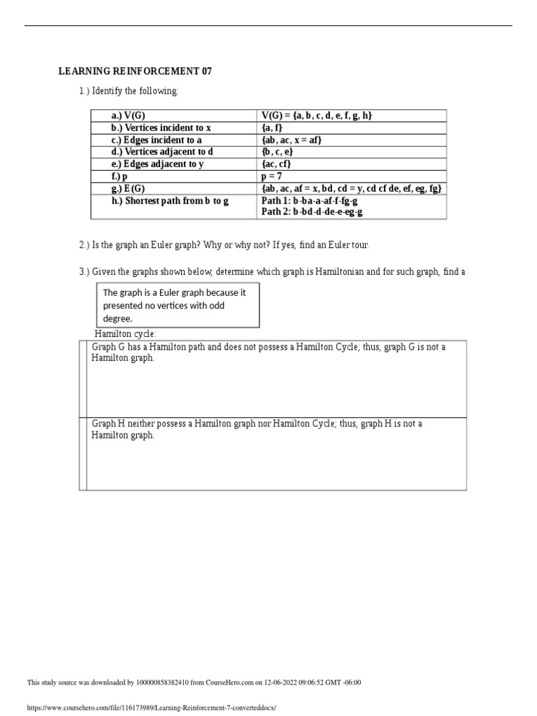 Learning Reinforcement 7 | PDF | Discrete Mathematics | Computational ...