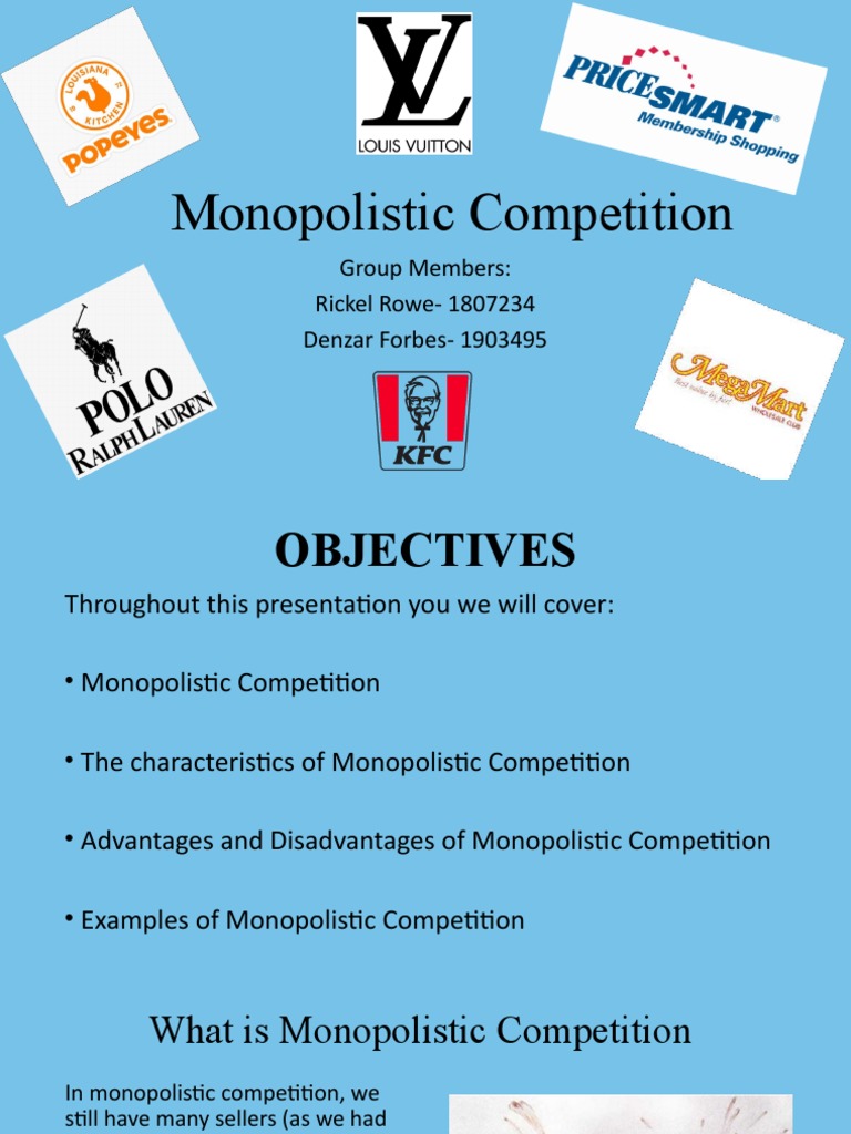 Monopolistic Competition Presentation | PDF