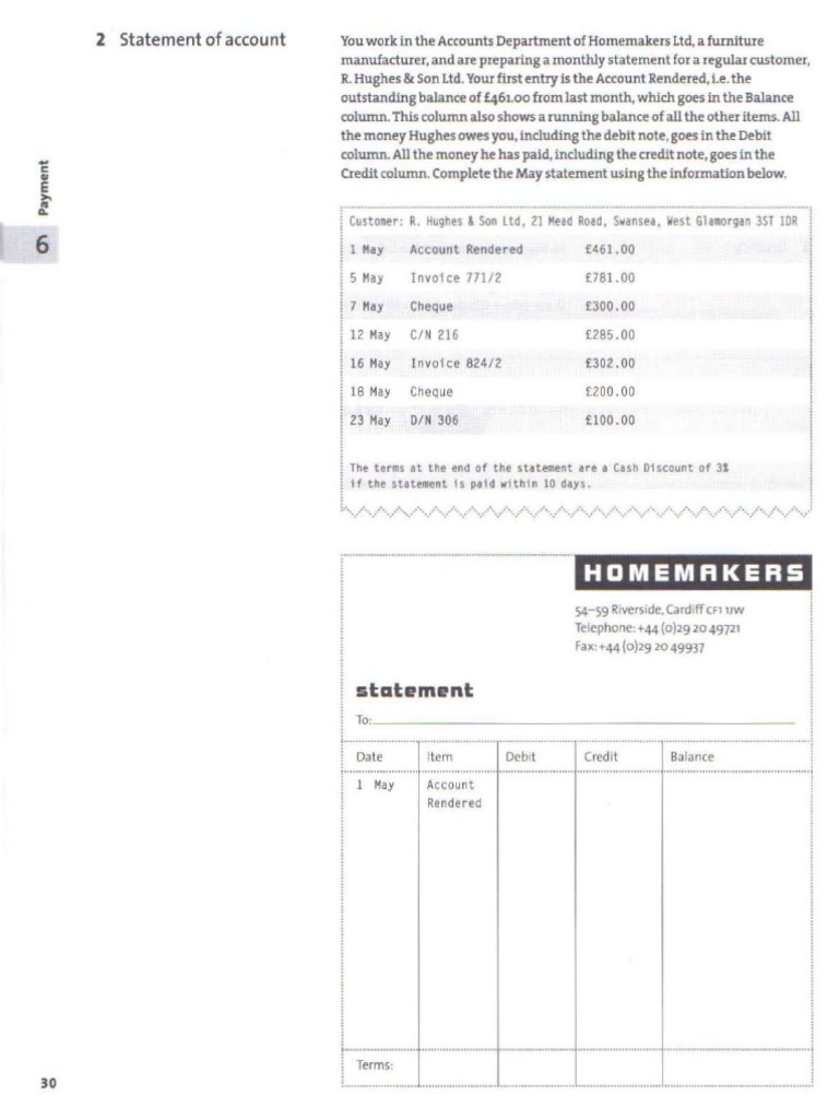 CHAPTER 6 - HOMEWORK - With Key | PDF | Debits And Credits | Accounting