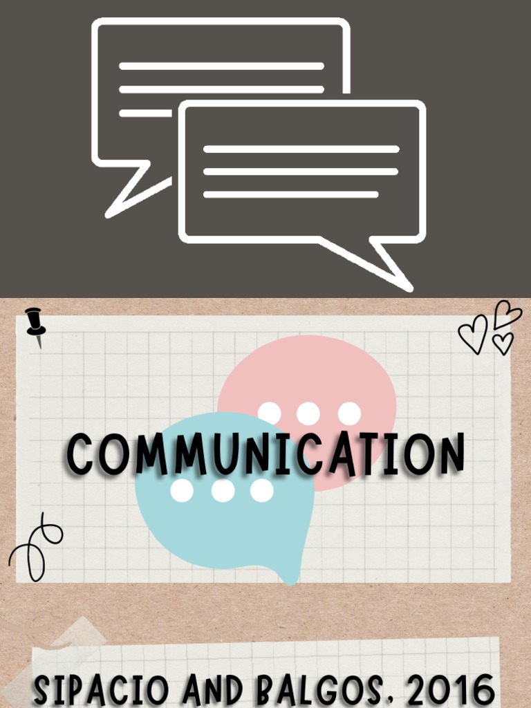 Communication Pdf Communication Speech