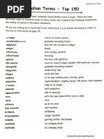 Italian Musical Terms | PDF | Tempo | Classical Music
