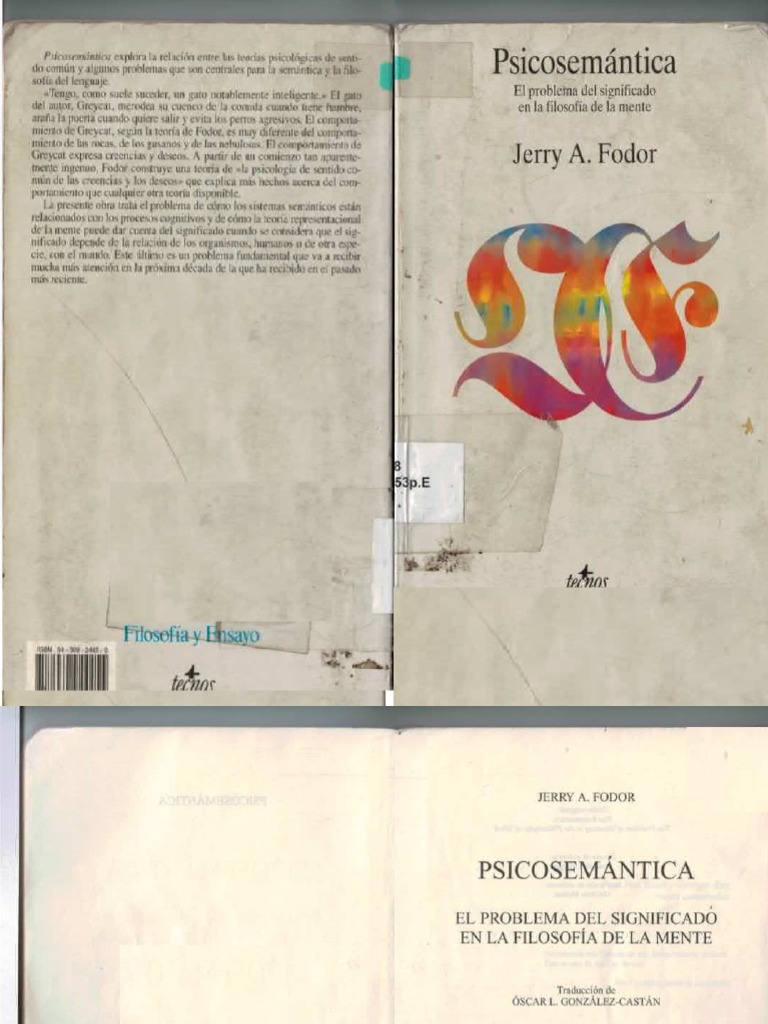 Fodor, Jerry - La Psicosemantica | PDF