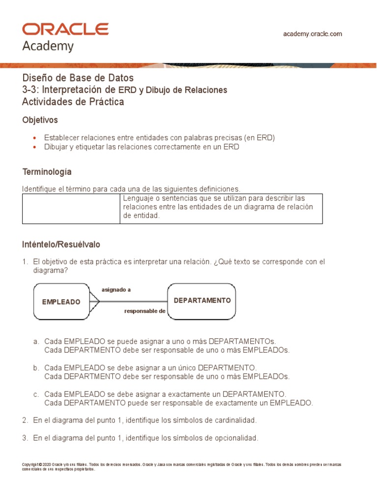DD 3 3 Practice Esp | PDF | Java (lenguaje de programación) | Desarrollo de software