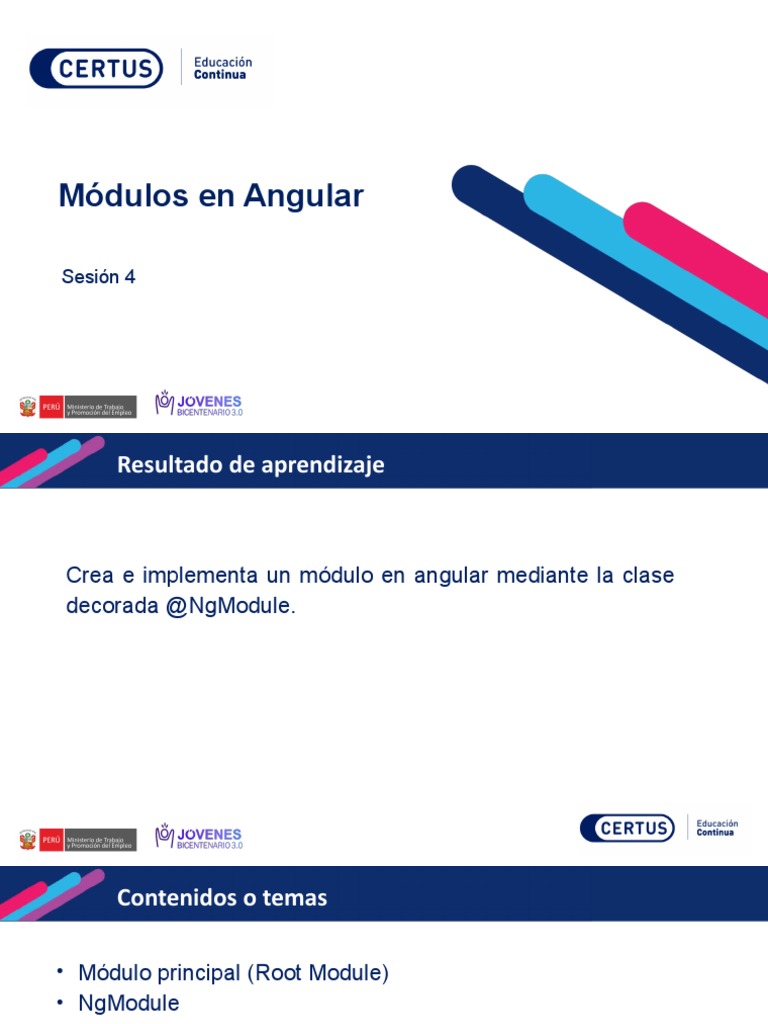 Creación de Módulos en Angular | PDF | Metadatos | Gestión de tecnología de la información