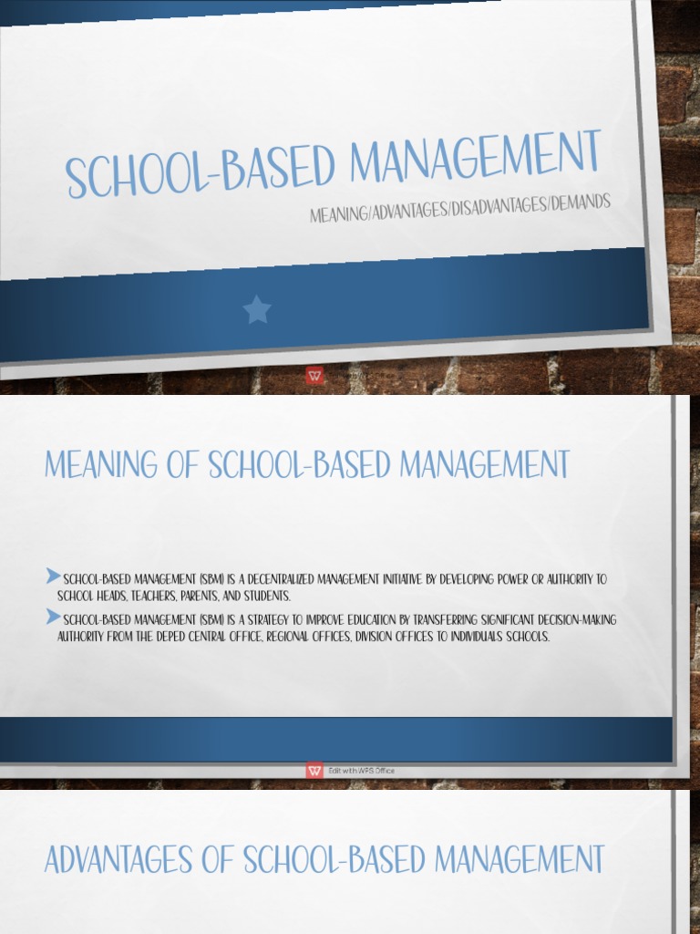 School-Based Management | PDF