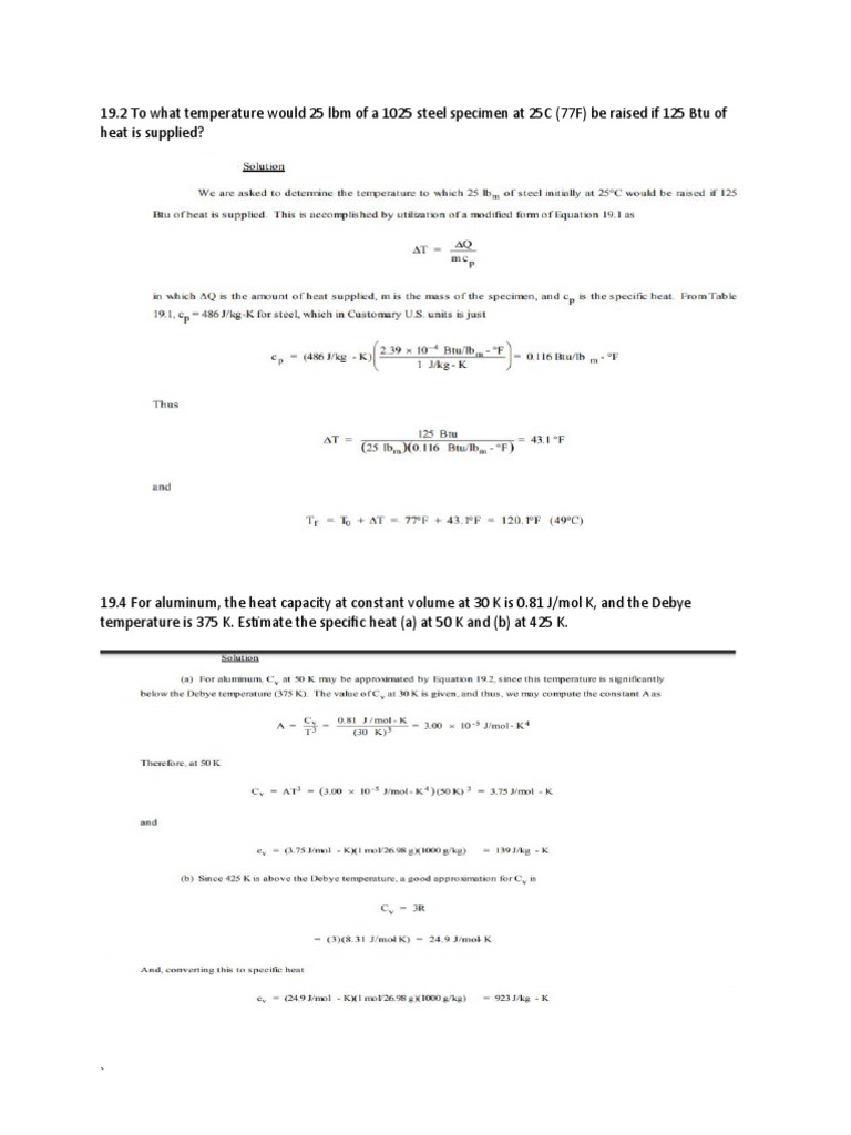 E2 411 Materials Science and Engineering Finals Assignment 1 | PDF ...
