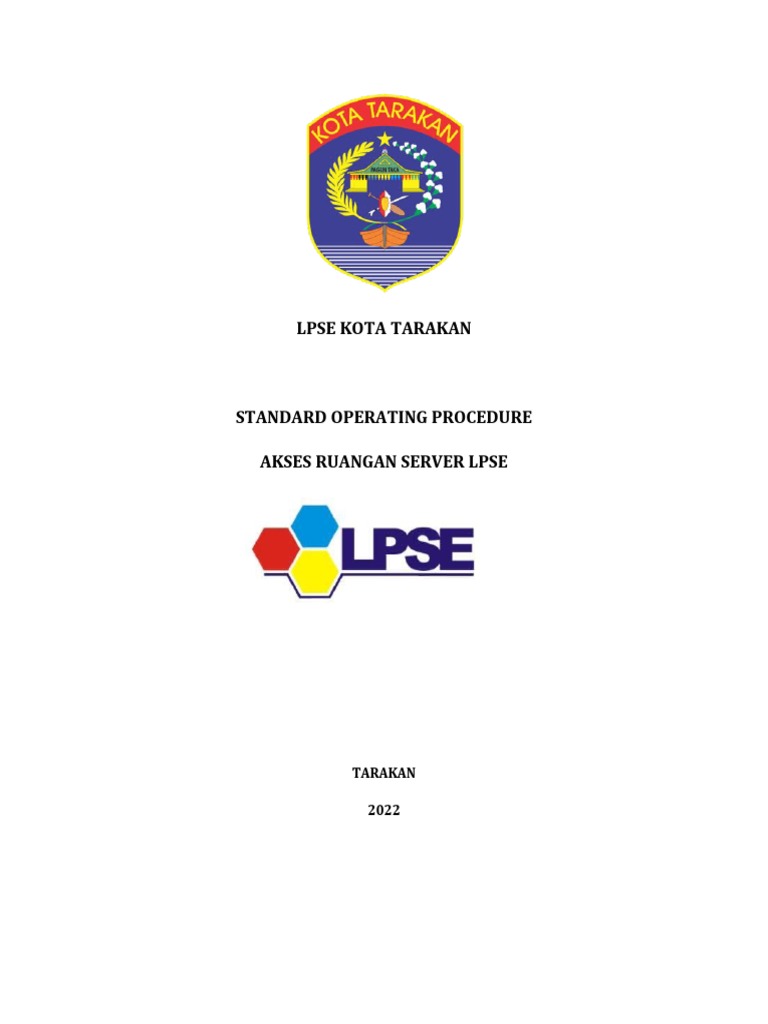 SOP Akses Server LPSE Tarakan | PDF