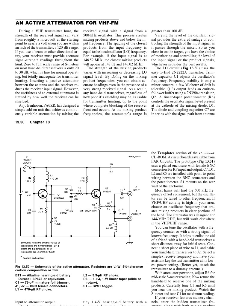 Active Attenuator | PDF | Antenna (Radio) | Computer Engineering