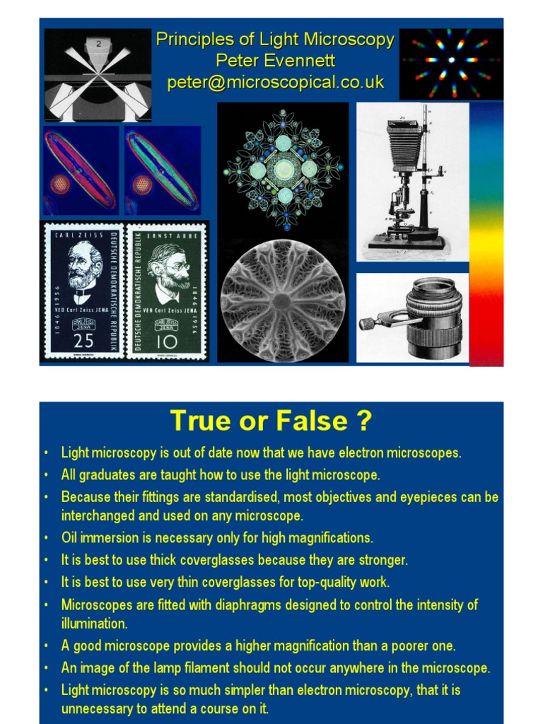 Principles of Light Microscopy | PDF | Angular Resolution | Aperture