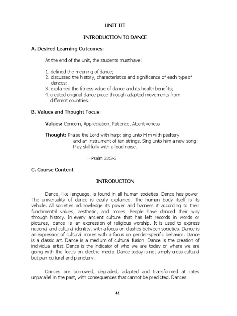 Introduction to Dance: Defining Dance, Exploring Types of Dances and ...