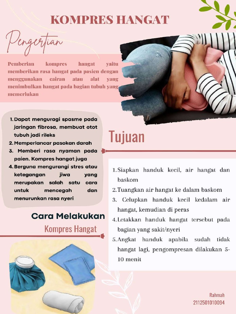 Poster Kompres Hangat | PDF