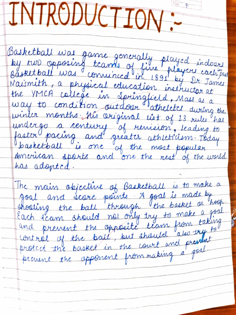 Physical Education Practical File Basketball - 1 | PDF | Ball Games | Teams