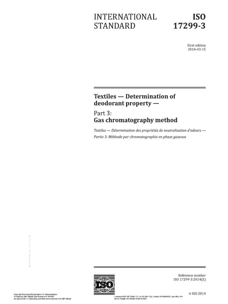 Iso 17299-3 | PDF