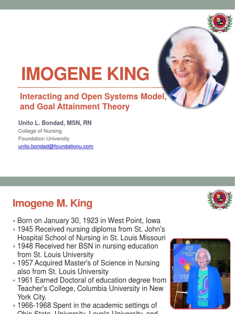 Imogene King | PDF | Nursing | Perception