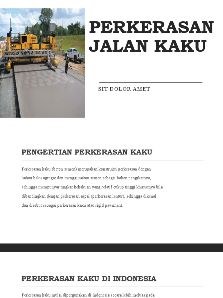 PERENCANAAN PERKERASAN KAKU | PDF