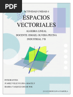 4.2 Definición de Subespacio Vectorial y Sus Propiedades | PDF | Espacio vectorial | Subespacio ...