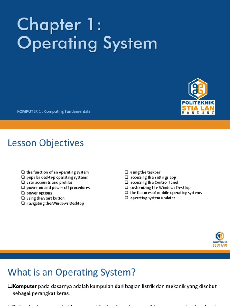 IC3 - Chapter 1 - Operating System | PDF IC3 - Chapter 1 - Operating System | PDF