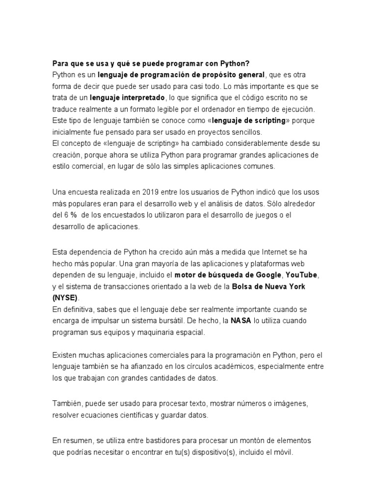 Python Descargar Gratis Pdf Python Lenguaje De Programación Lenguaje De Programación