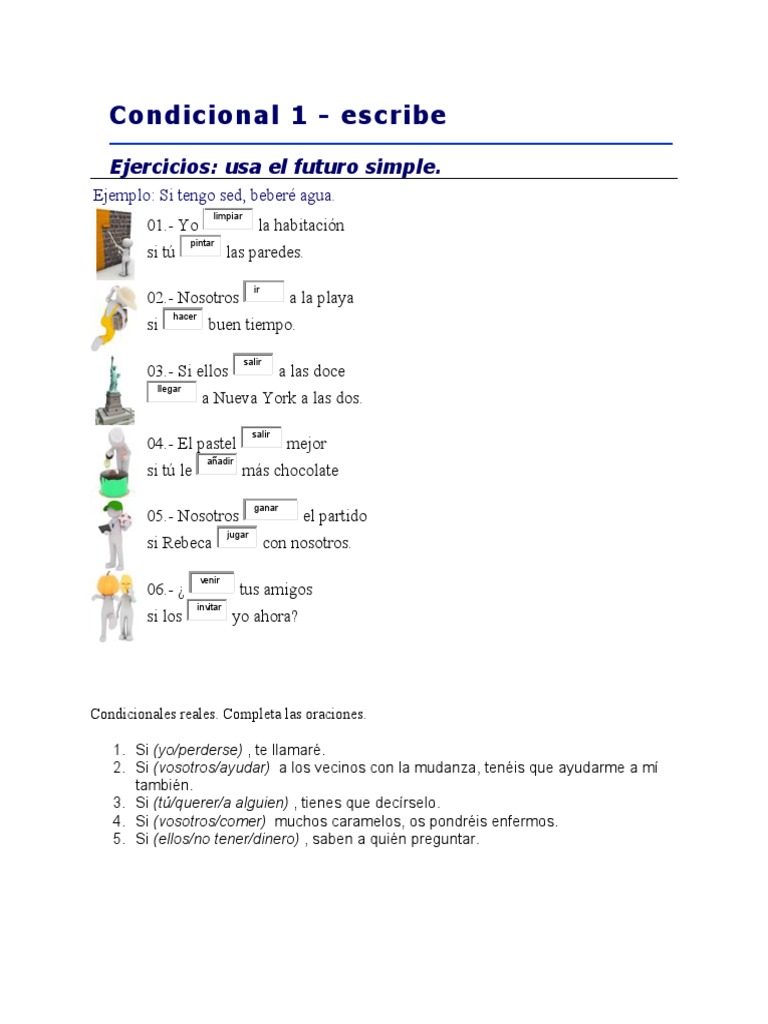 Condicional 1 - Ejercicios | PDF