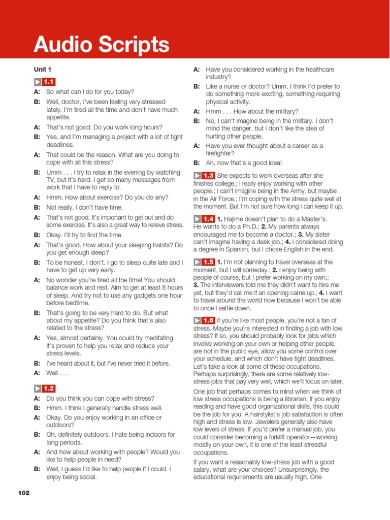 Keynote WB4 Audioscript - 0 | Download Free PDF | Prosthesis | Quality Of Life