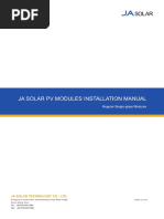 CEC JA Solar PV Bifacial Double-Glass Modules Inatallation Manual | PDF ...